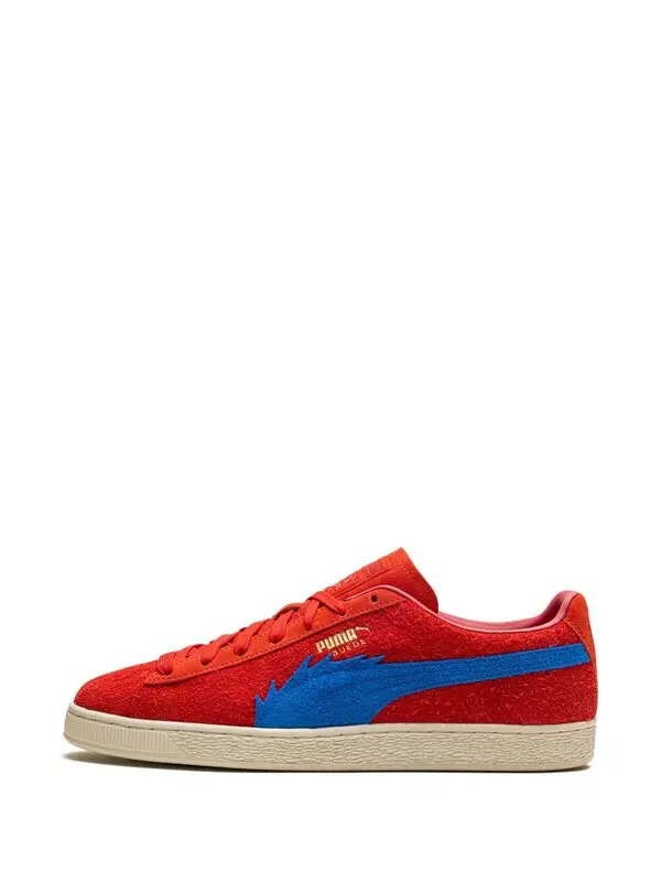 PUMA X One Piece Suede Buggy Sneakers - Red