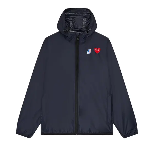 Play Comme Des Garcon Full-zip Packable Jacket