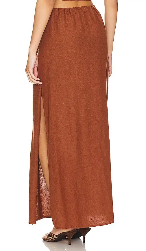 L*Space Summer Feels Skirt - Coffee