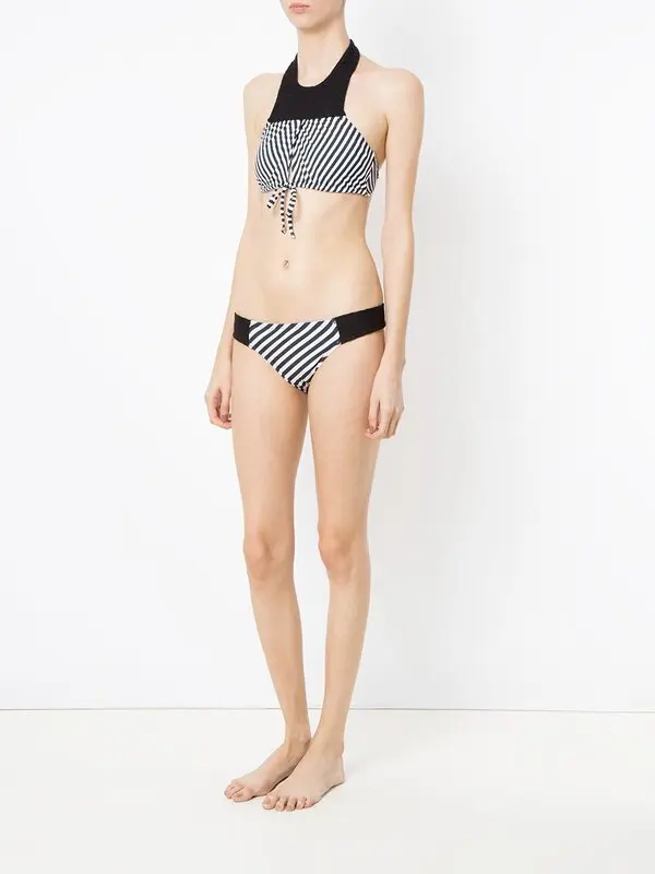 AMIR SLAMA Striped Bikini Set