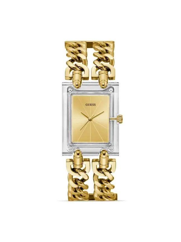 Guess Heavy Quartz 29mm Watch - Gold