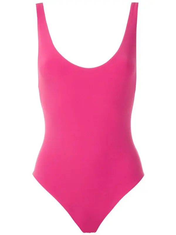 AMIR SLAMA U-neck One Piece Swimsuit - Pink