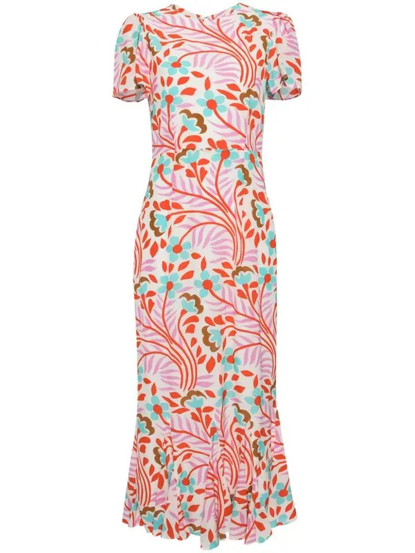 Rhode Lulani Printed Midi Dress