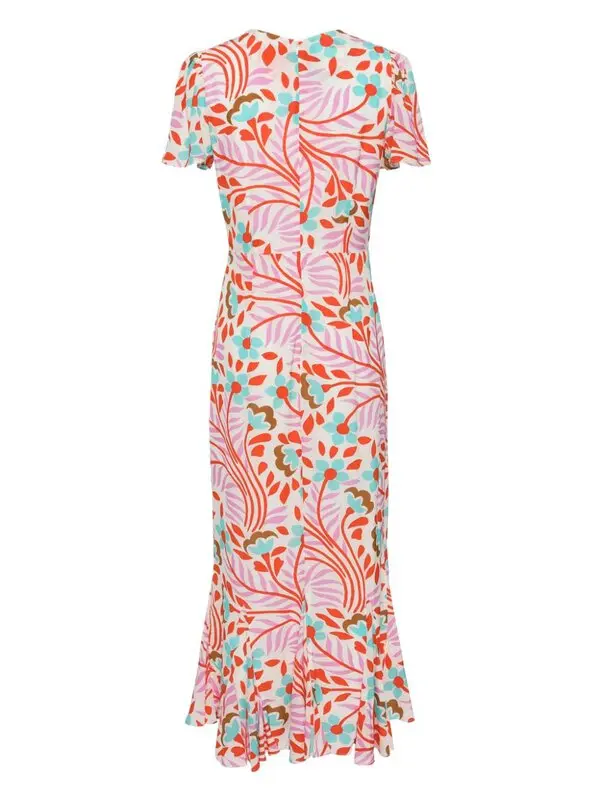 Rhode Lulani Printed Midi Dress