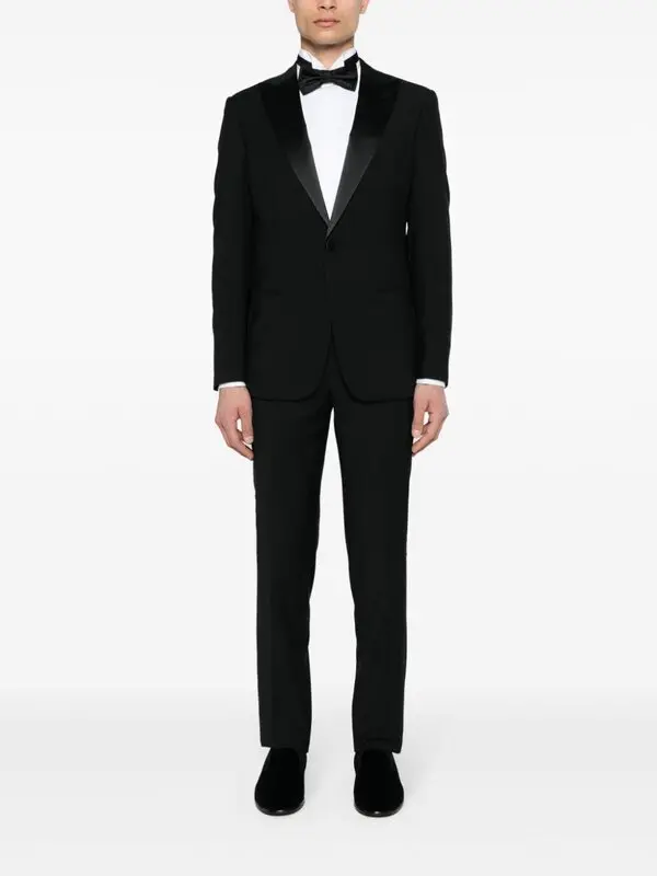 Giorgio Armani Contrast Wool Single-breasted Suit
