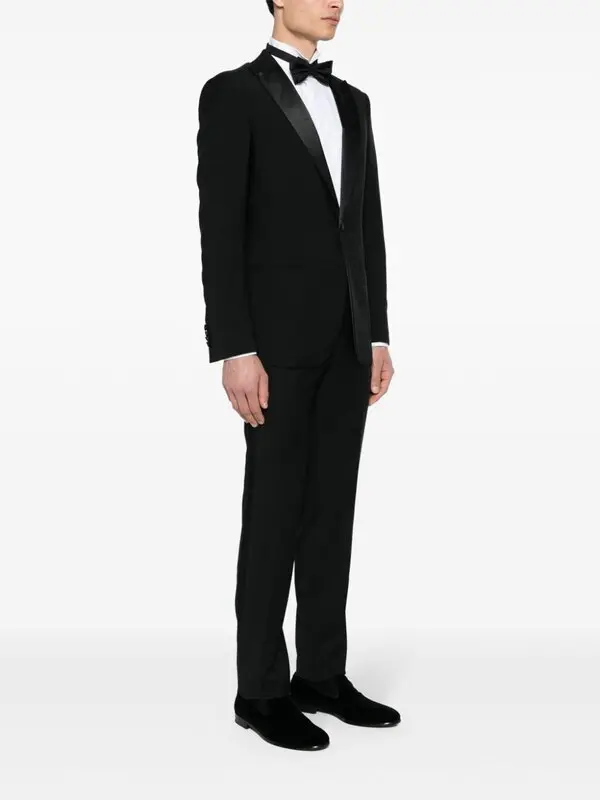 Giorgio Armani Contrast Wool Single-breasted Suit
