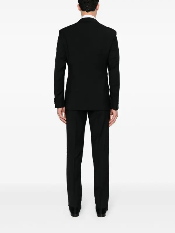 Giorgio Armani Contrast Wool Single-breasted Suit