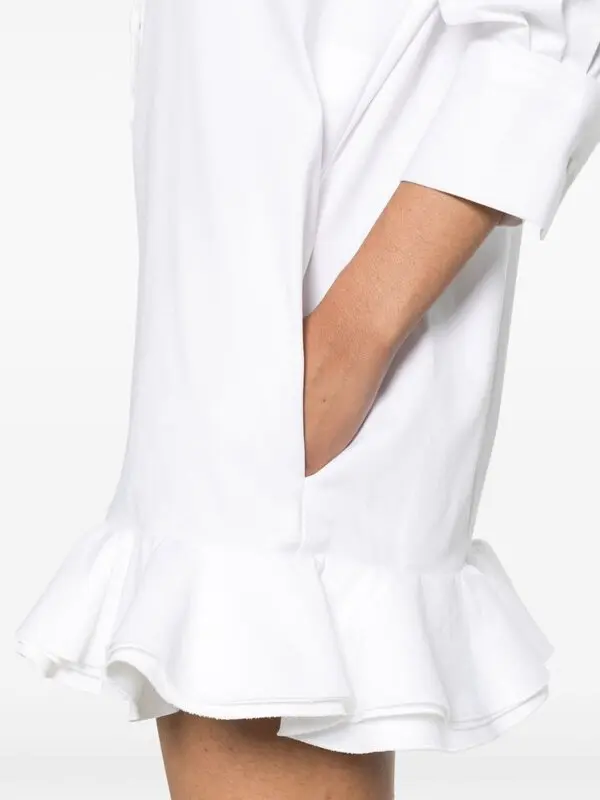BLANCA VITA Acaly Ruffle-detail Dress - White