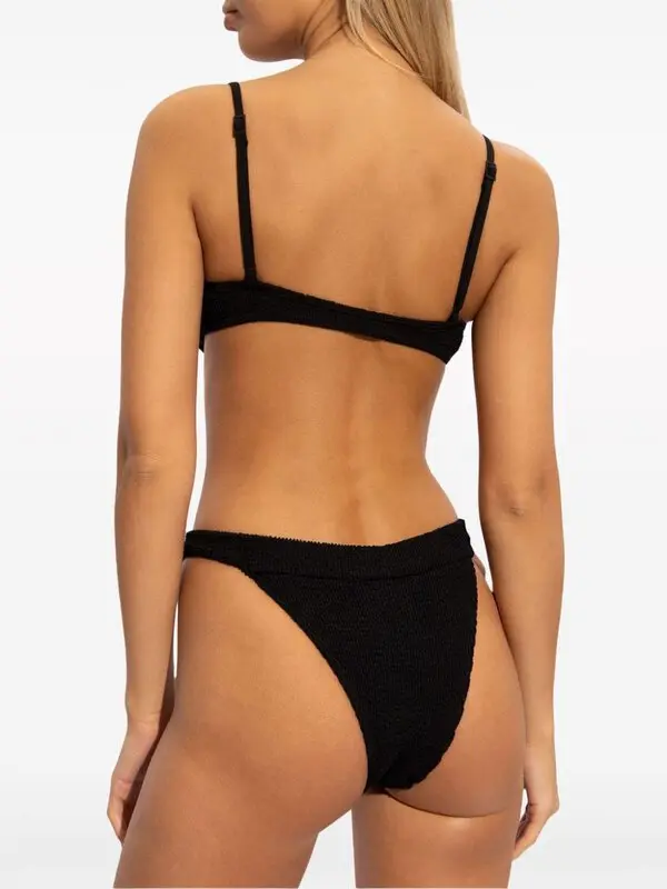 Bond Eye Gracie Crinkled Bikini Top - Black