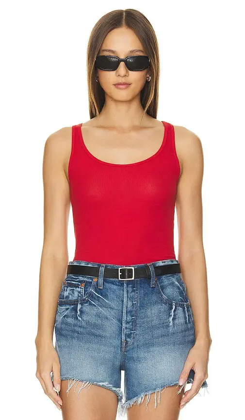 Michael Lauren Mason Basic Rib Tank