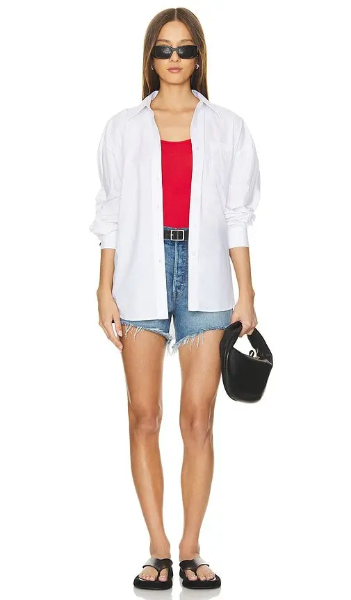 Michael Lauren Mason Basic Rib Tank