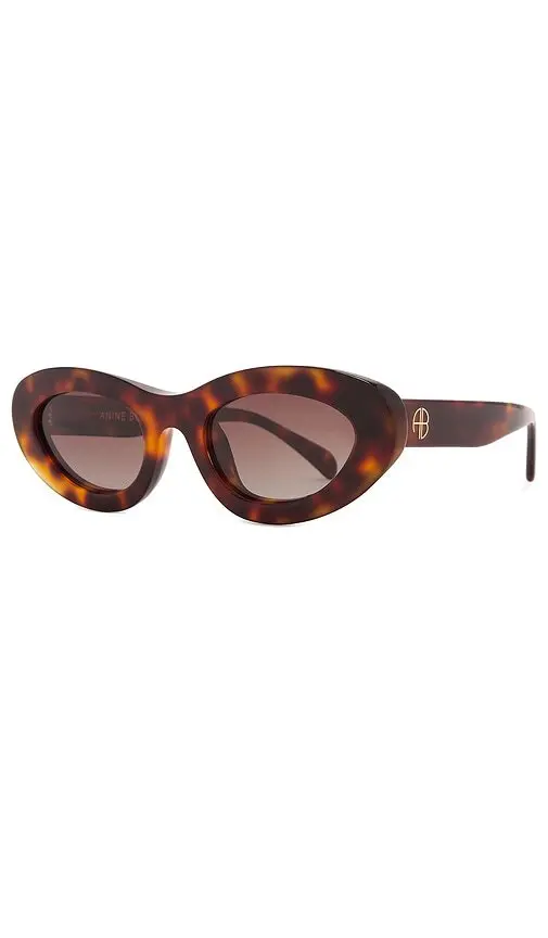 ANINE BING Roma Sunglasses In Brown