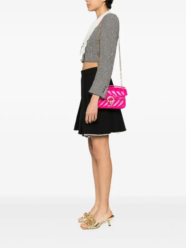 Sandro Quilted Leather Shoulder Bag