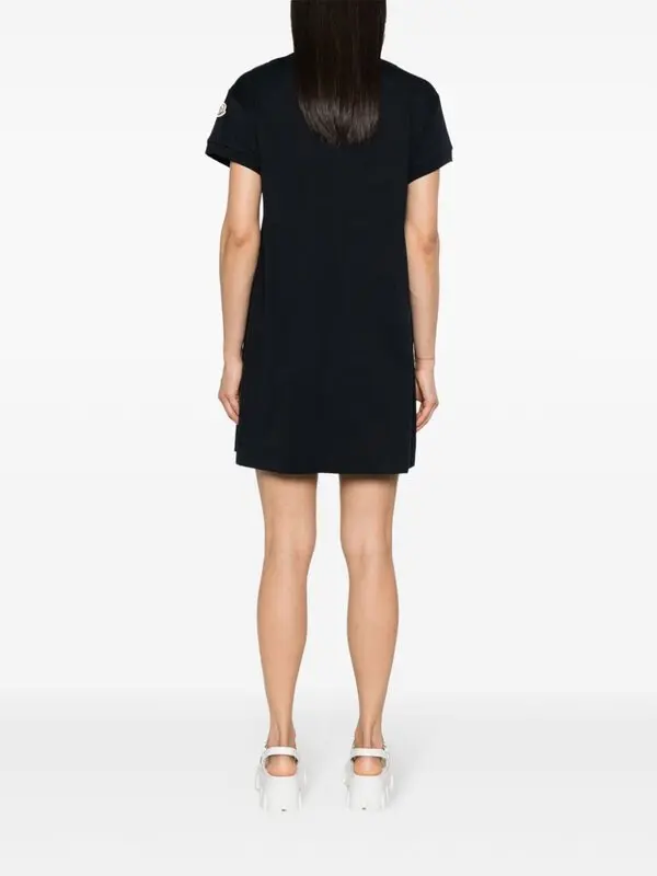 Moncler Corded-logo Cotton Mini Dress