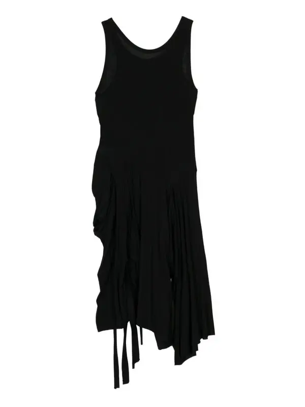 Yohji Yamamoto Asymmetrical Midi Dress