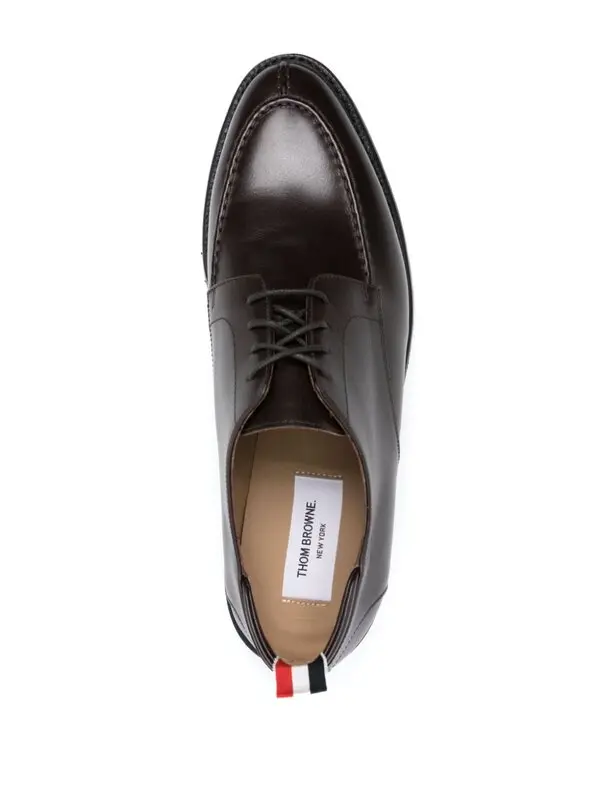 Thom Browne Leather Derby Shoes - Brown