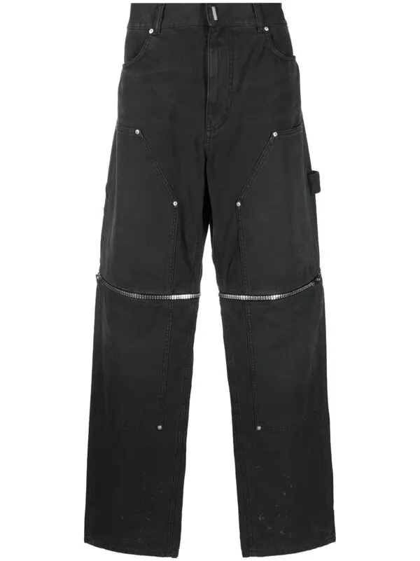 Givenchy Zip-detailed Straight-cut Trousers