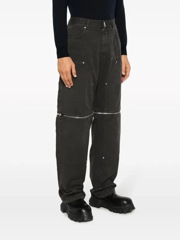 Givenchy Zip-detailed Straight-cut Trousers