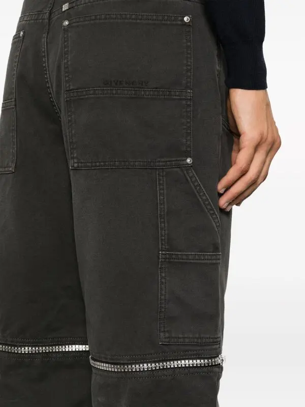 Givenchy Zip-detailed Straight-cut Trousers