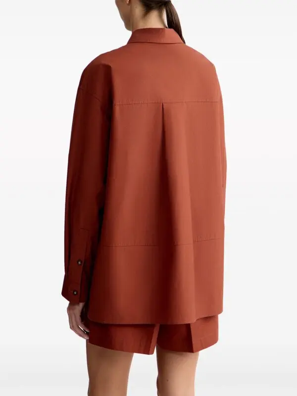 12 STOREEZ Drop-shoulder Cotton Shirt