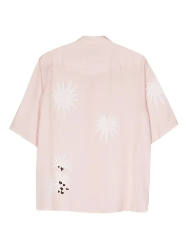 Officine Générale Floral Short-sleeved Shirt