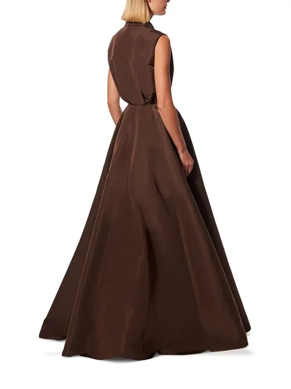 Carolina Herrera Silk Trench Gown
