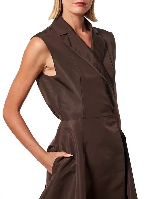 Carolina Herrera Silk Trench Gown