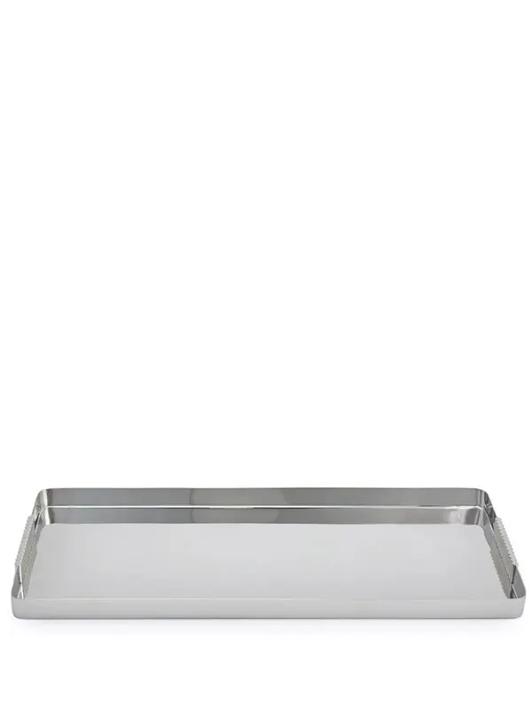 Ralph Lauren Thorpe Polished Rectangular Tray - Silver