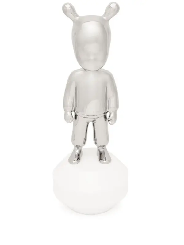 LLADRO The Guest Glossy-finish Figurine - Silver