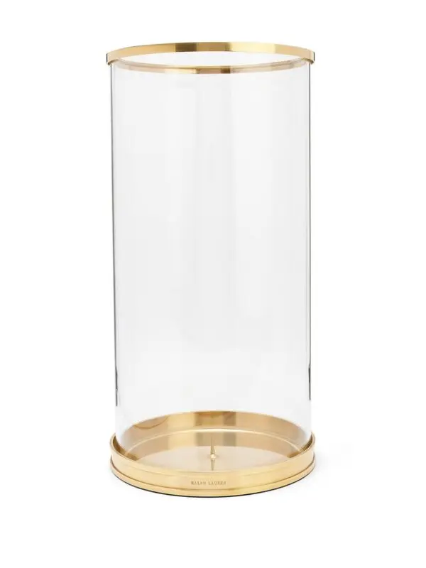 Ralph Lauren Modern Hurricane Candle Holder - Gold