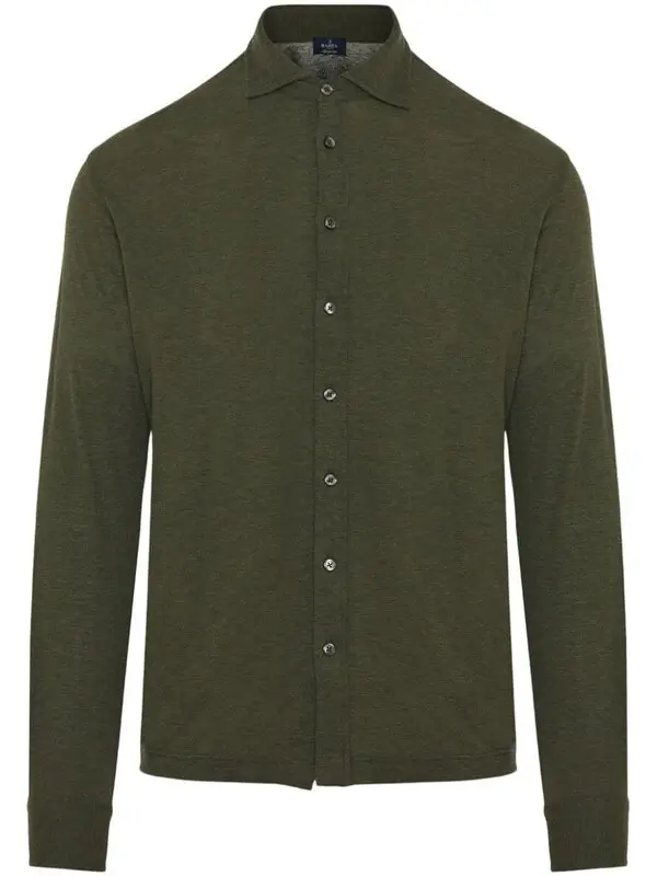 BARBA NAPOLI Button-up Shirt - Green