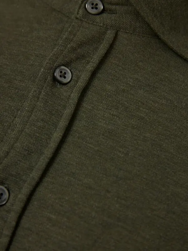 BARBA NAPOLI Button-up Shirt - Green