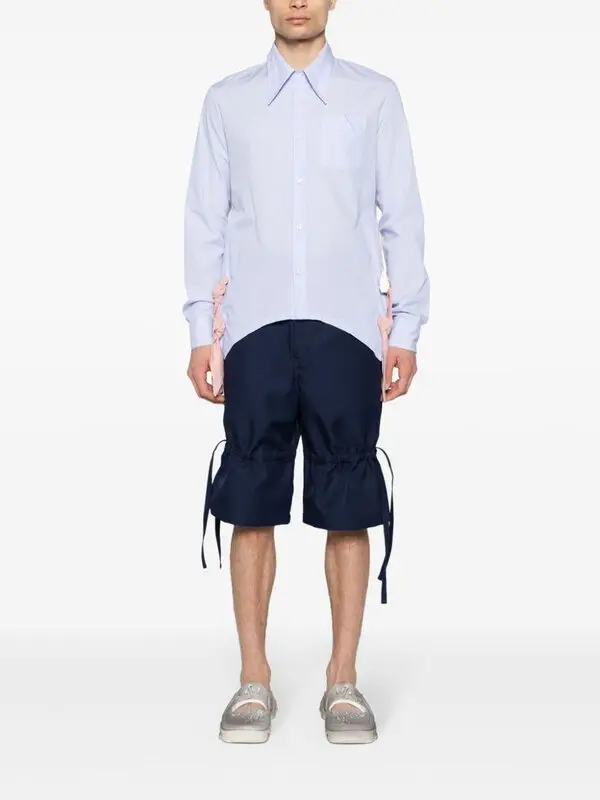 Comme Des Garçons Wide-leg Bermuda Shorts