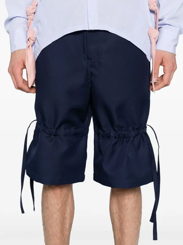 Comme Des Garçons Wide-leg Bermuda Shorts