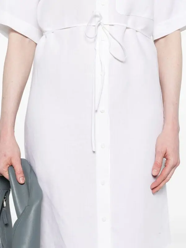 Calvin Klein Short-sleeve Belted Shirtdress