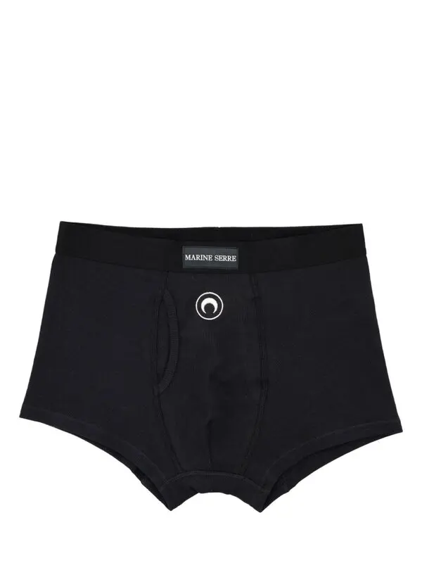MARINE SERRE Crescent Moon-embroidered Boxers