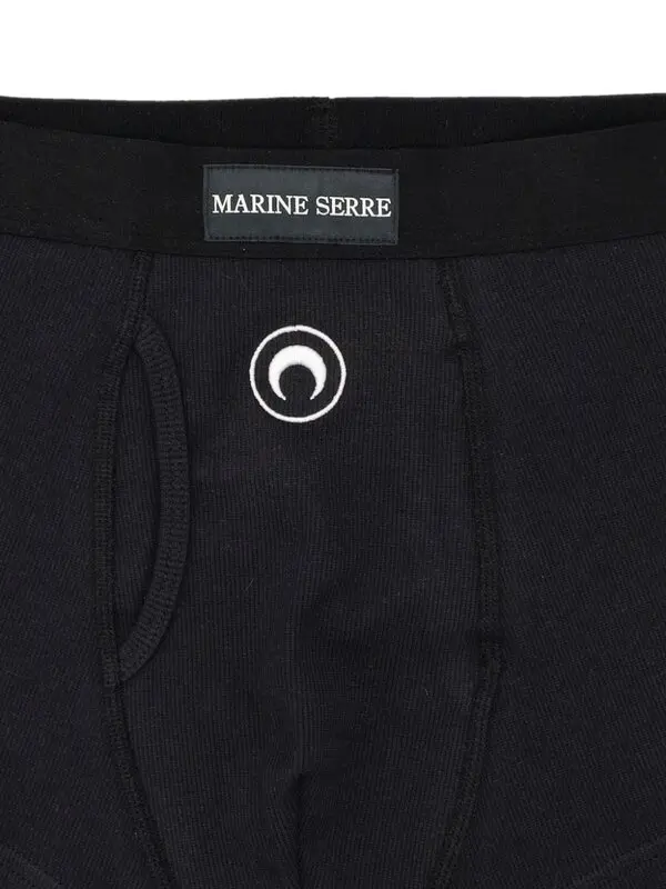 MARINE SERRE Crescent Moon-embroidered Boxers