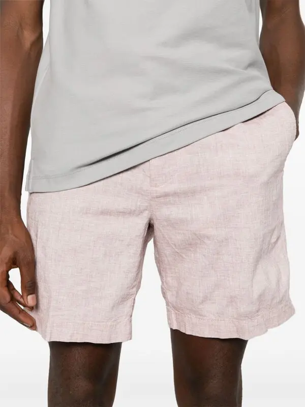BOSS Linen-blend Drawstring Shorts