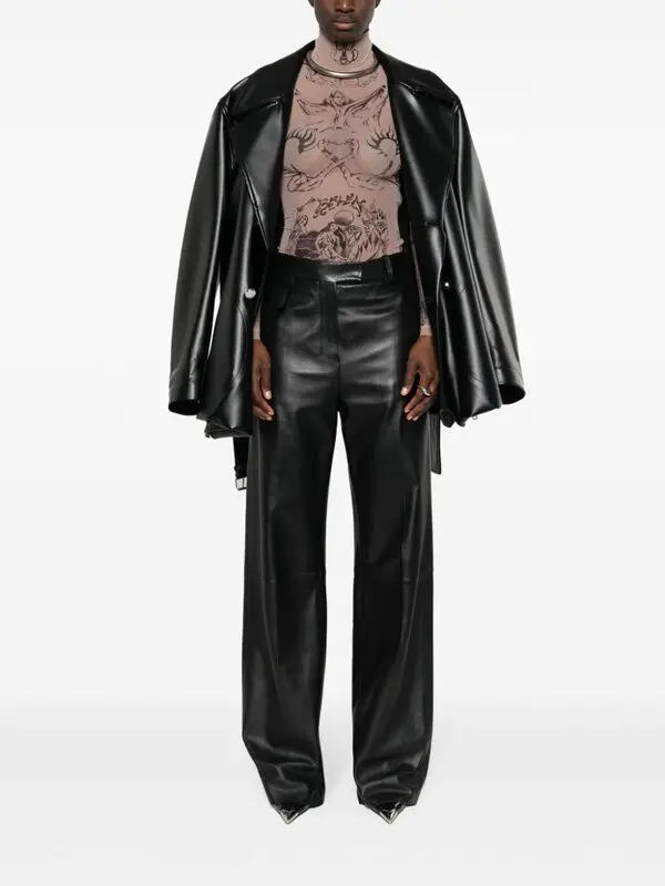 Balenciaga Tattoo-Print Econd-Kin Top In Neutrals - 62% Off