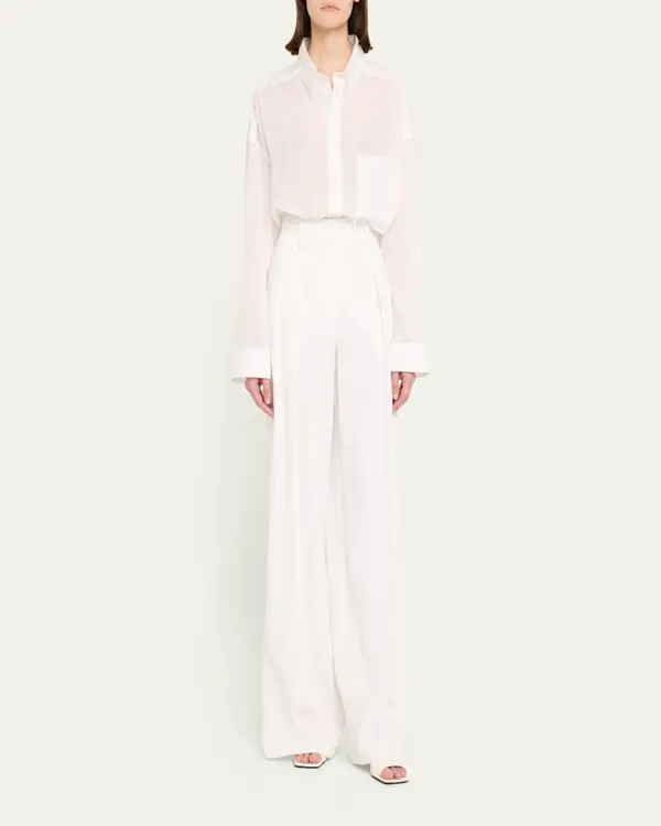 DARKPARK Nathalie Oversized Lurex Shirt