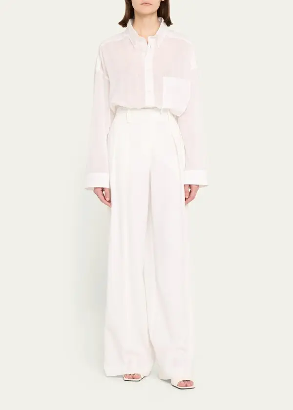 DARKPARK Nathalie Oversized Lurex Shirt