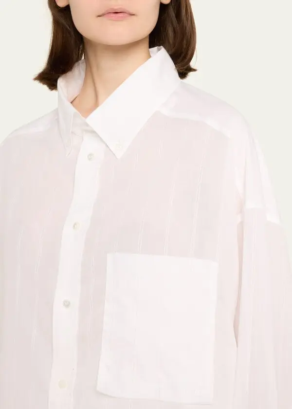 DARKPARK Nathalie Oversized Lurex Shirt
