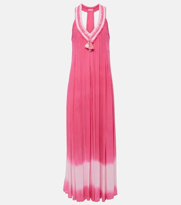 Poupette St Barth Nava Maxi Dress - Pink