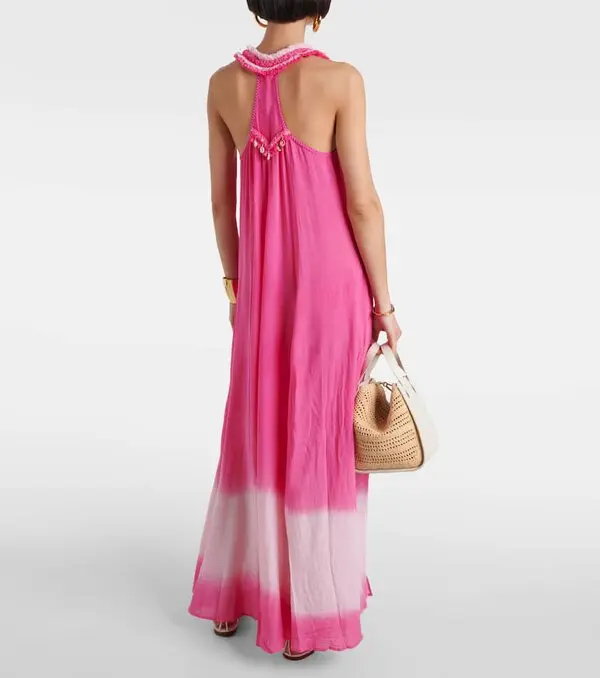 Poupette St Barth Nava Maxi Dress - Pink