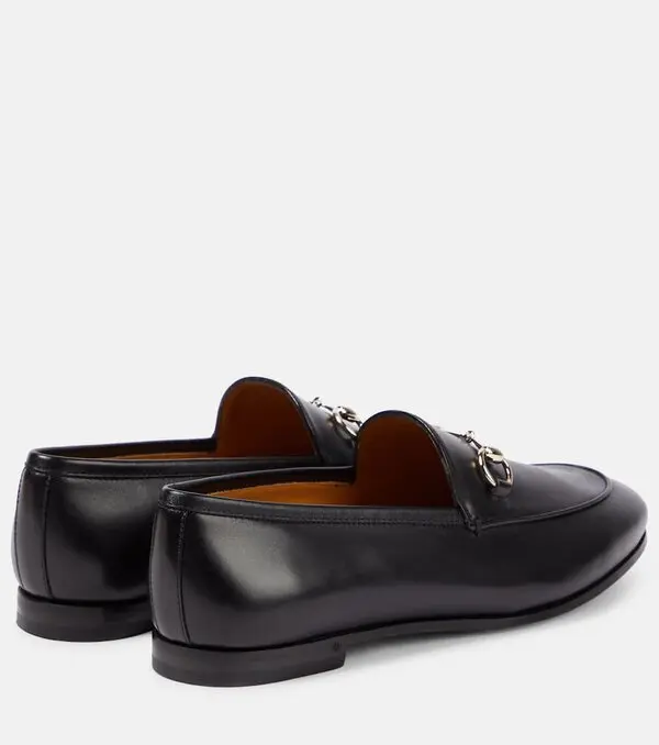 Gucci Jordaan Horsebit Loafers - Black