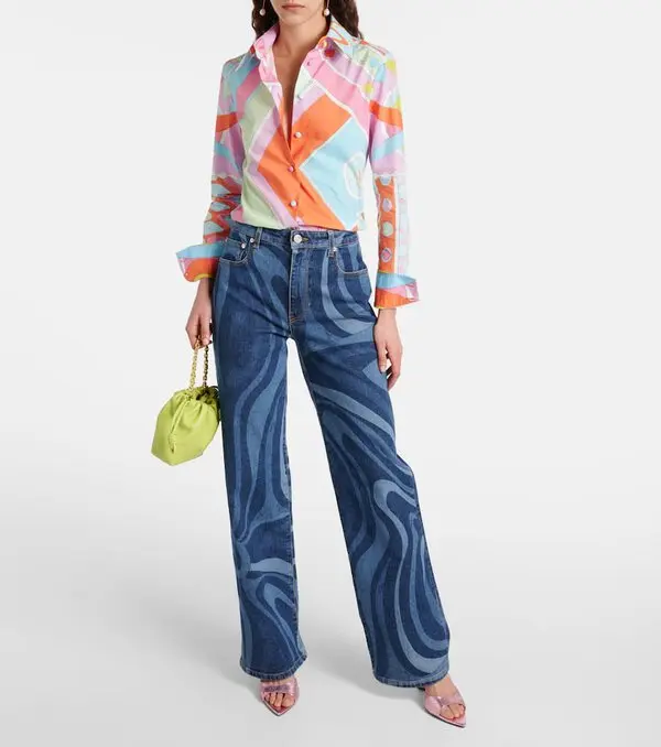 Emilio Pucci Vivara Cotton Shirt - Multicoloured
