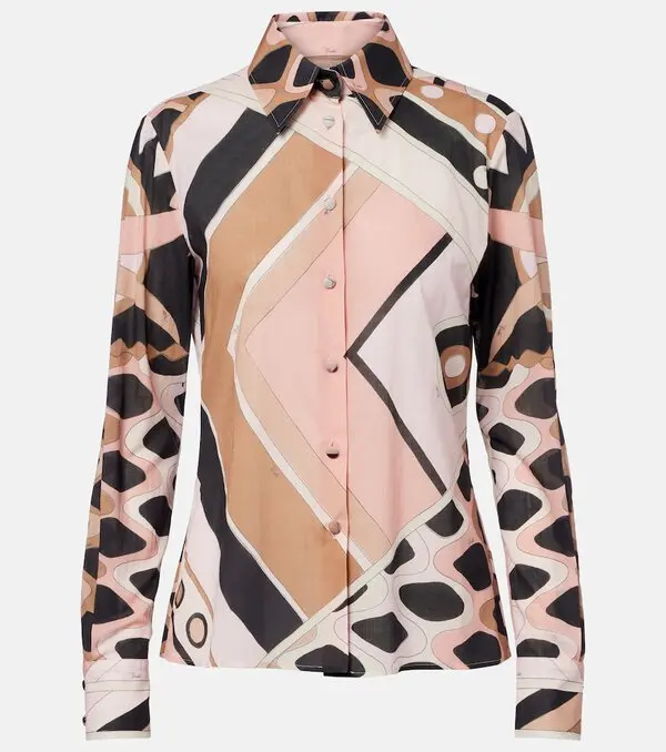 Emilio Pucci Vivara Cotton Shirt - Multicoloured