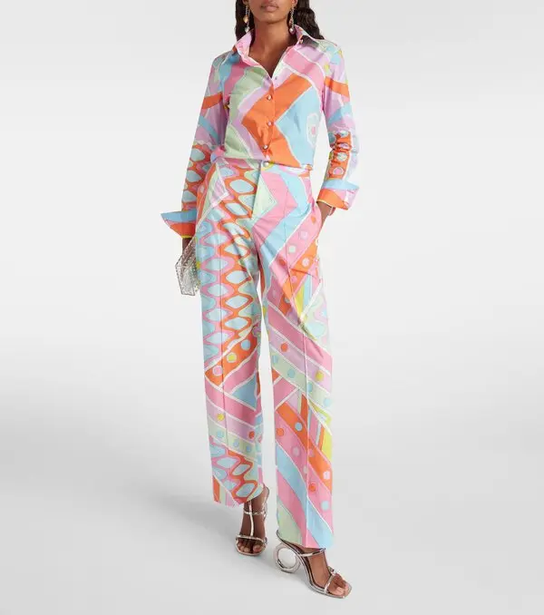 Emilio Pucci Vivara Cotton Shirt - Multicoloured