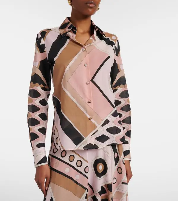 Emilio Pucci Vivara Cotton Shirt - Multicoloured