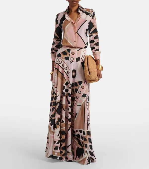 Emilio Pucci Vivara Cotton Shirt - Multicoloured